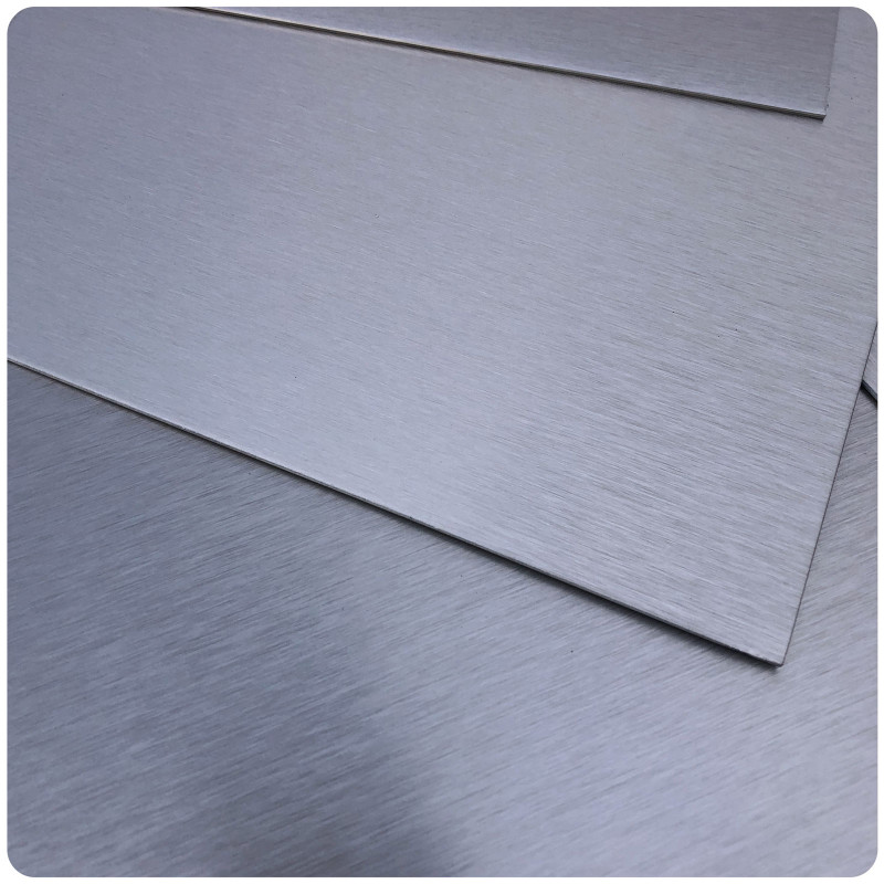 Tôle en aluminium brossé à vos mesures